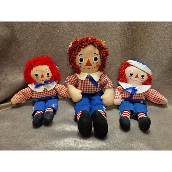 Knickerbocker | Toys | Vintage Knickerbocker Raggedy Andy Sailor Dolls ...